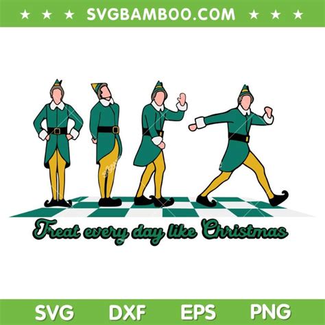 Retro Buddy The Elf Svg Png