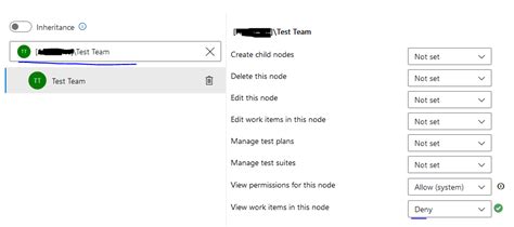 Azure Devops Permissions Can One Area Be Visible To One Team And Invisible To Another Stack