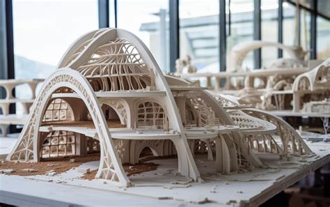 Premium Ai Image Innovative Civil Engineering 3d Printing Technology In Action Generative Ai