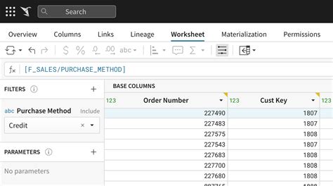 Dataset Filters