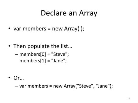 Ppt Javascript Objects Powerpoint Presentation Free Download Id