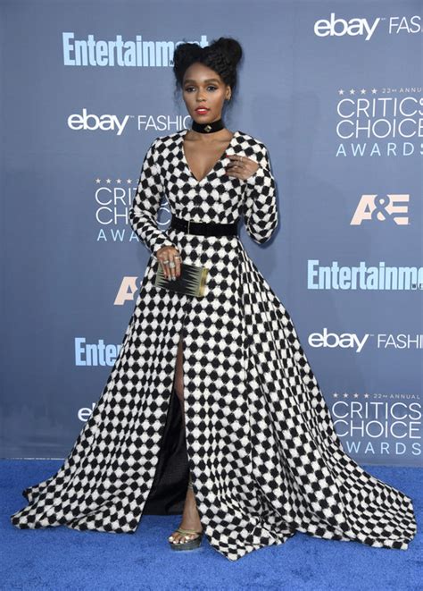 Janelle Mon E Brings The Drama To The Critics Choice Awards Red Carpet Tom Lorenzo