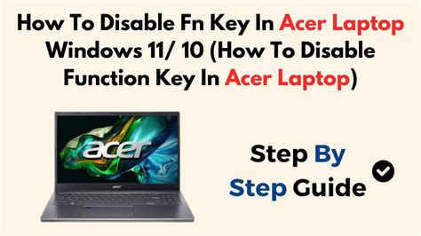 How To Disable Fn Key In Acer Laptop Windows 11 10 How To Disable Function Key In Acer Laptop