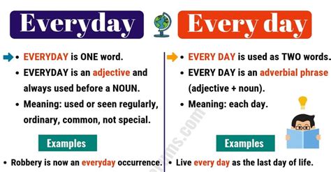 EVERYDAY Vs EVERY DAY How To Use Every Day Vs Everyday Correctly