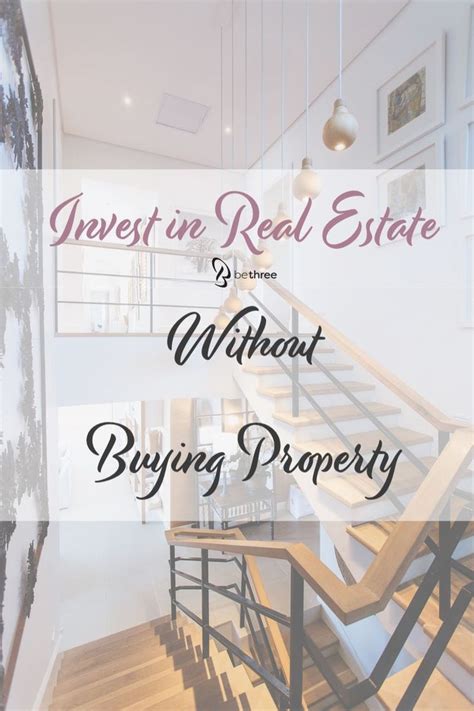An Open Floor Plan With The Words Invest In Real Estate Without Buying