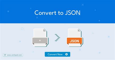 Online Convert To JSON Vertopal