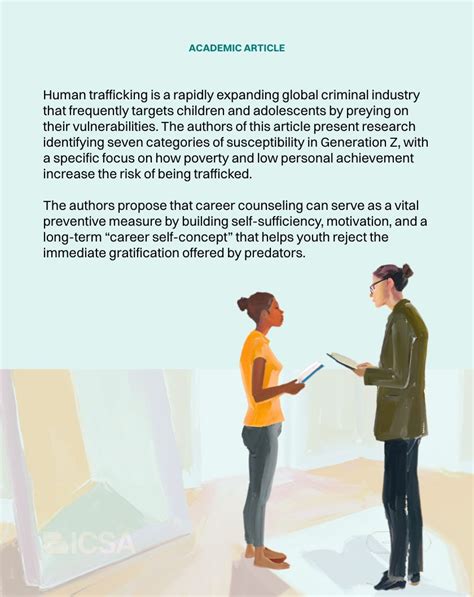 The Power Of Career Counseling Preventing Sex Trafficking Icsa