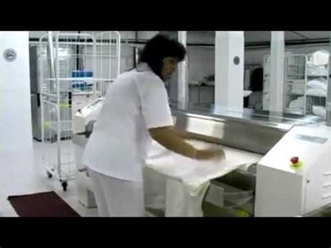 Сушильно-гладильные машины для прачечных - YouTube