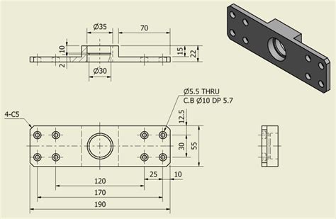 토이즈코리아 인벤터 2016 기계설계 실무 전산응용기계제도기능사 기계설계산업기사 일반기계기사 3d 모델링 기계부품 브라켓 모델링 네이버 블로그