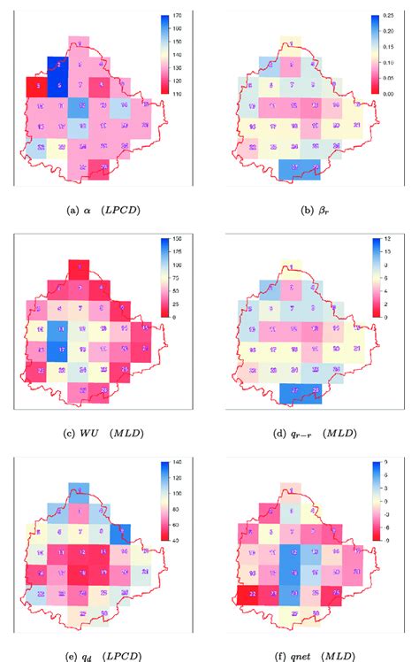 Spatial Distribution Of Ensemble Means For A Per Capita Water Use