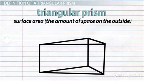 What Is A Triangular Prism Definition Formula Examples Video