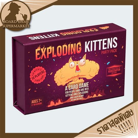 Exploding Kittens Card Game Party Pack No Music Shopee Singapore