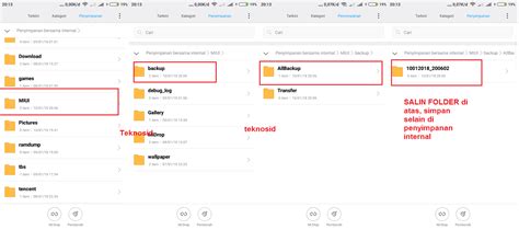 Cara Backup Dan Restore Semua Data Di Xiaomi TeknosID