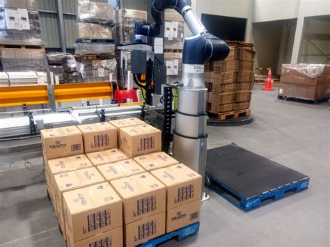 Cobot Palletising Solution For Food Industry