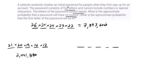 Solved A Website Requires That Customers Select A Password That Is An