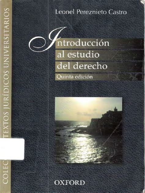 Introducción Al Derecho Leonel Pereznieto Castro Descargar Gratis Pdf