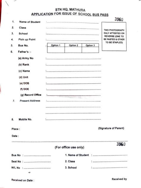 Bus Pass Form Pdf Civil Law Legal System Private Law