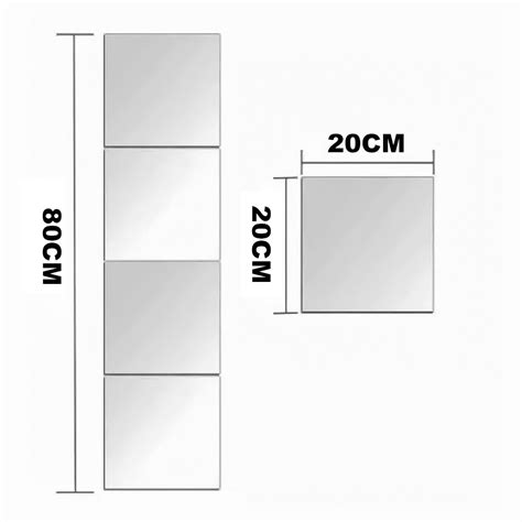 【cod】🔥 Hd Mirror Wall Full Body Dress Mirror Square Household Self