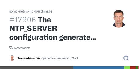 The Ntpserver Configuration Generated From The Minigraph Doesnt Meet