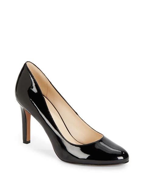 Nine West Gramercy Patent Leather Pumps In Black Lyst