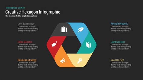 Infographic Hexagon Powerpoint Template And Keynote Slidebazaar