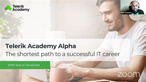 Най краткият път към ИТ кариера Telerik Academy Alpha 🔴 На живо сме