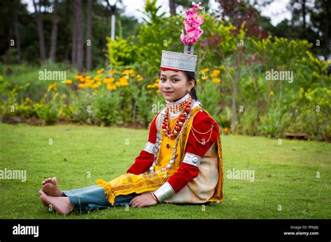 Beautiful Young Khasi Girl In Traditional Dress Photo Shoot In Shillong