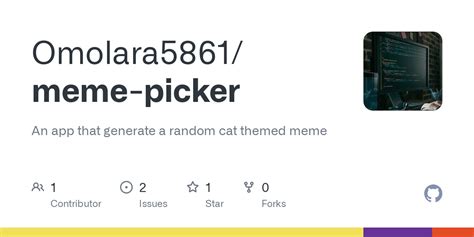 Github Omolara5861meme Picker