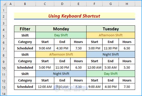 How To Remove An Advanced Filter In Excel 5 Methods