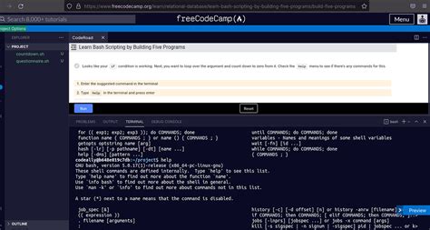 Bug In Learn Bash Scripting By Building Five Programs Backend Development The Freecodecamp Forum