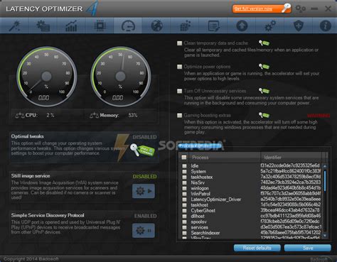 Latency Optimizer Download Softpedia