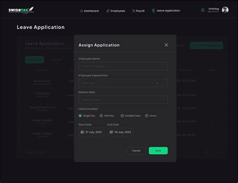 Corporate Attendance System Design Behance