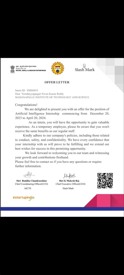 Y Pavan Kumar Reddy On Linkedin Artificialintelligence Internship