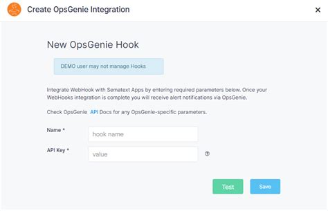 Opsgenie Alerts Integration Sematext Documentation