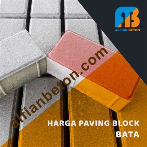 Harga Paving Block Bata Terbaru 2025 Solusi Praktis Ekonomis Alfian Beton
