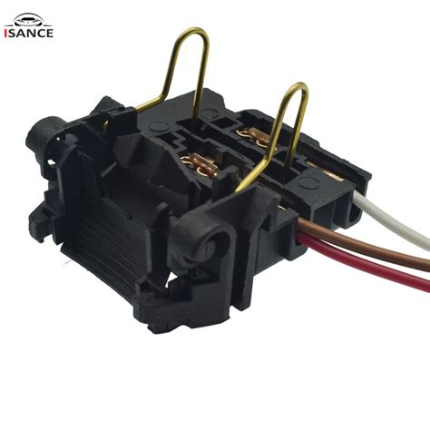 Badu Bg Черна кола H7 Лампа за къси светлини Фарове Адаптер за държач на крушка Кабелни снопове