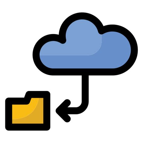 Cloud Computing Generic Color Lineal Color Icon