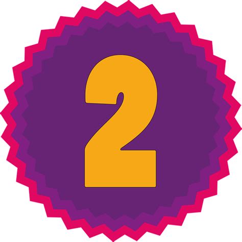 download number two badge royalty free stock illustration image pixabay
