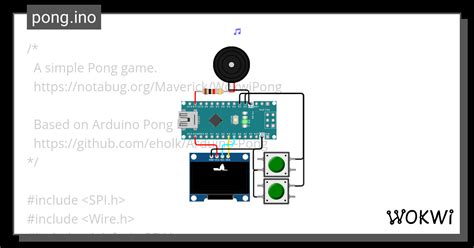 Wokwi Online Arduino Simulator Pong And Other Projects Software