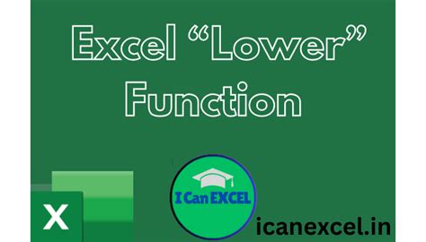 Excel Lower Function Formula Examples Free Video Excel Lower Function Formula Examples Free Video