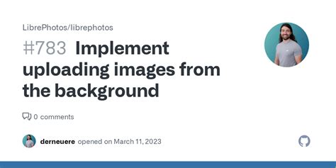 implement uploading images from the background · issue 783