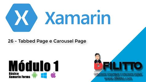 Xamarin Forms 26 Tabbed Page E Carousel Page Youtube
