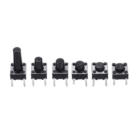 New Pcs Models Tact Switch Tactile Push Button Switch Kit Height Mm Mm Dip P