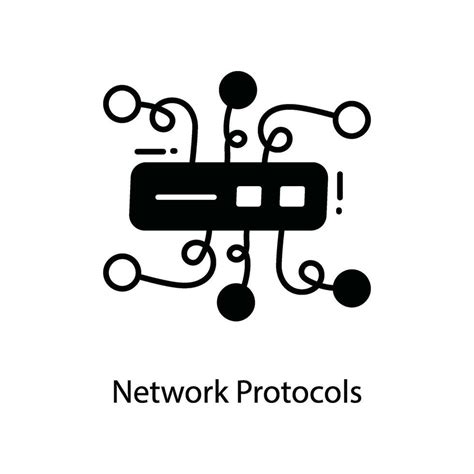 Network Protocols Doodle Icon Design Illustration Networking Symbol On White Background Eps 10