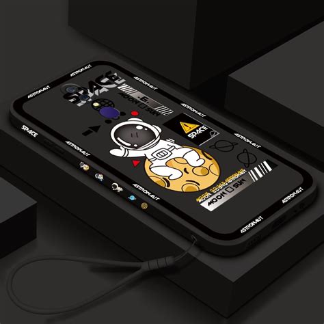 Casing Oppo F F S F F F R S R Find X Pro Reno Trendy Brand Astronaut Straight Edge