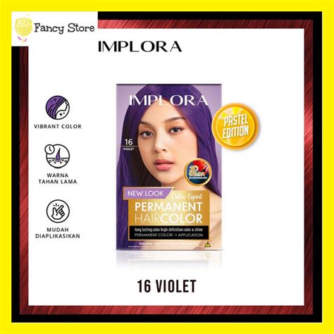 Implora Color 16 Violet Permanent Hair Color Violet Lazada Indonesia