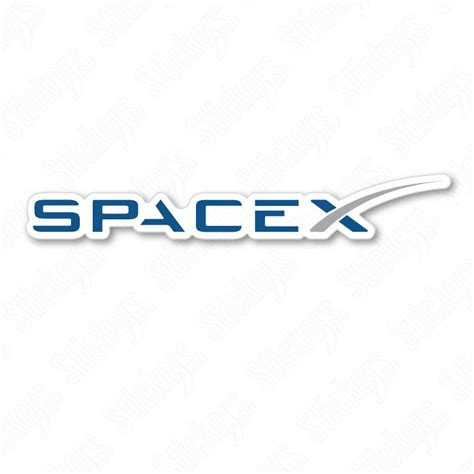 Spacex Sticker Adesivo Stickers Devs