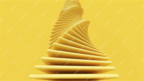 Premium Photo 3d Render Of Abstract Geometric Parametric Architecture
