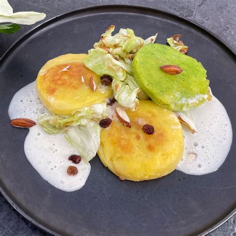 Kartoffeltaschen Mit Geschmortem Spitzkohl