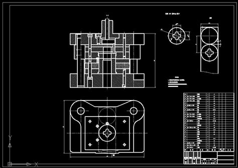 花孔垫圈复合模设计 Autocad 2004 模型图纸下载 懒石网